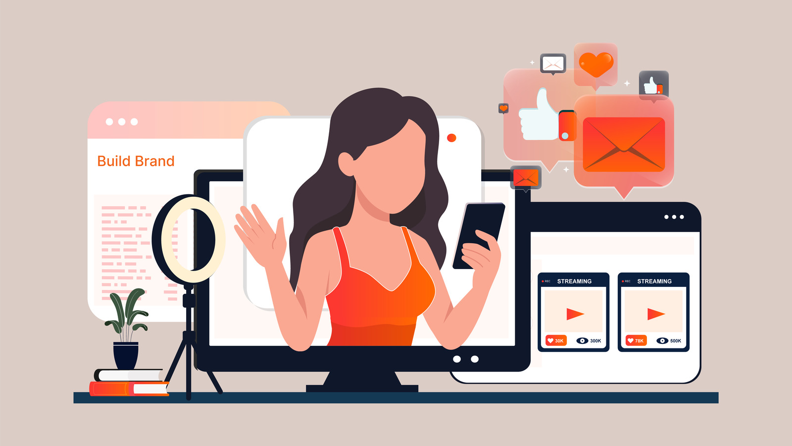 How Cam Models Can Use Social Media to Grow Their Brand